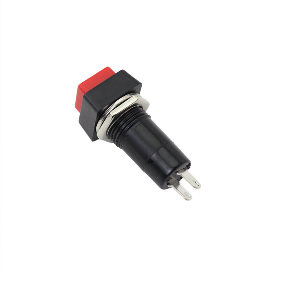 Square Latching Push Button Switch, pack of 10 – Kitronik