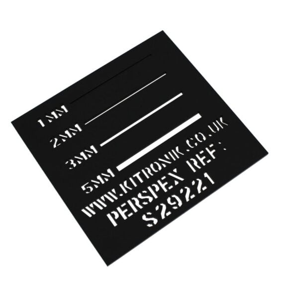 Opaque Frosted Perspex Sheet 3mm x 600mm x 400mm - Kitronik