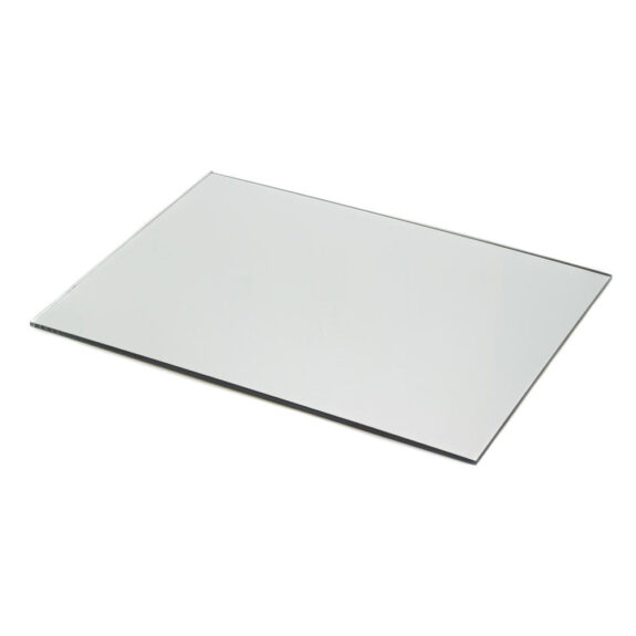 Silver Mirrored Acrylic Sheet (Extruded) 3mm x 800mm x 600mm - Kitronik