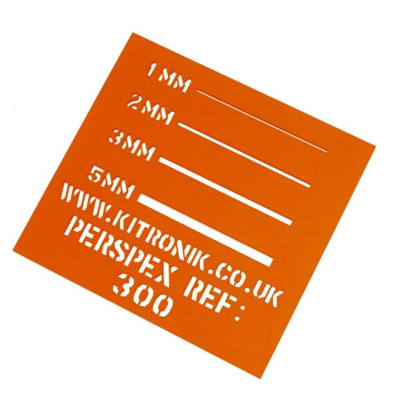 Perspex Sheet (Opaque) 5mm x 600mm x 400mm – Kitronik