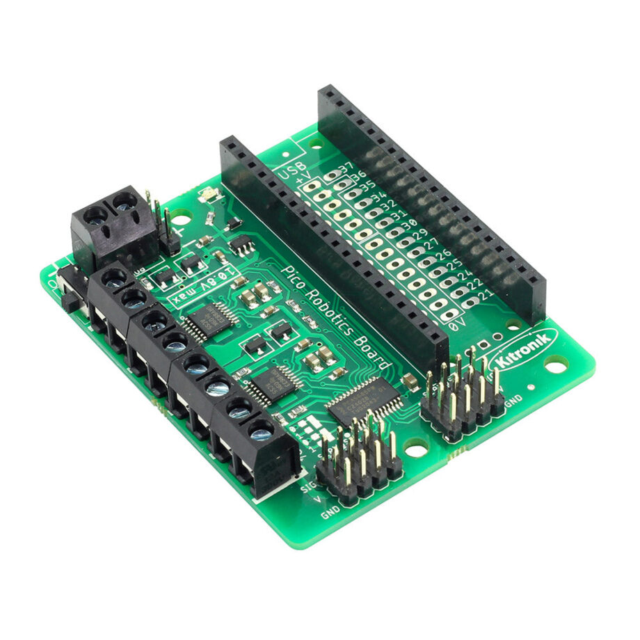 Kitronik Robotics Board for Raspberry Pi Pico – Kitronik