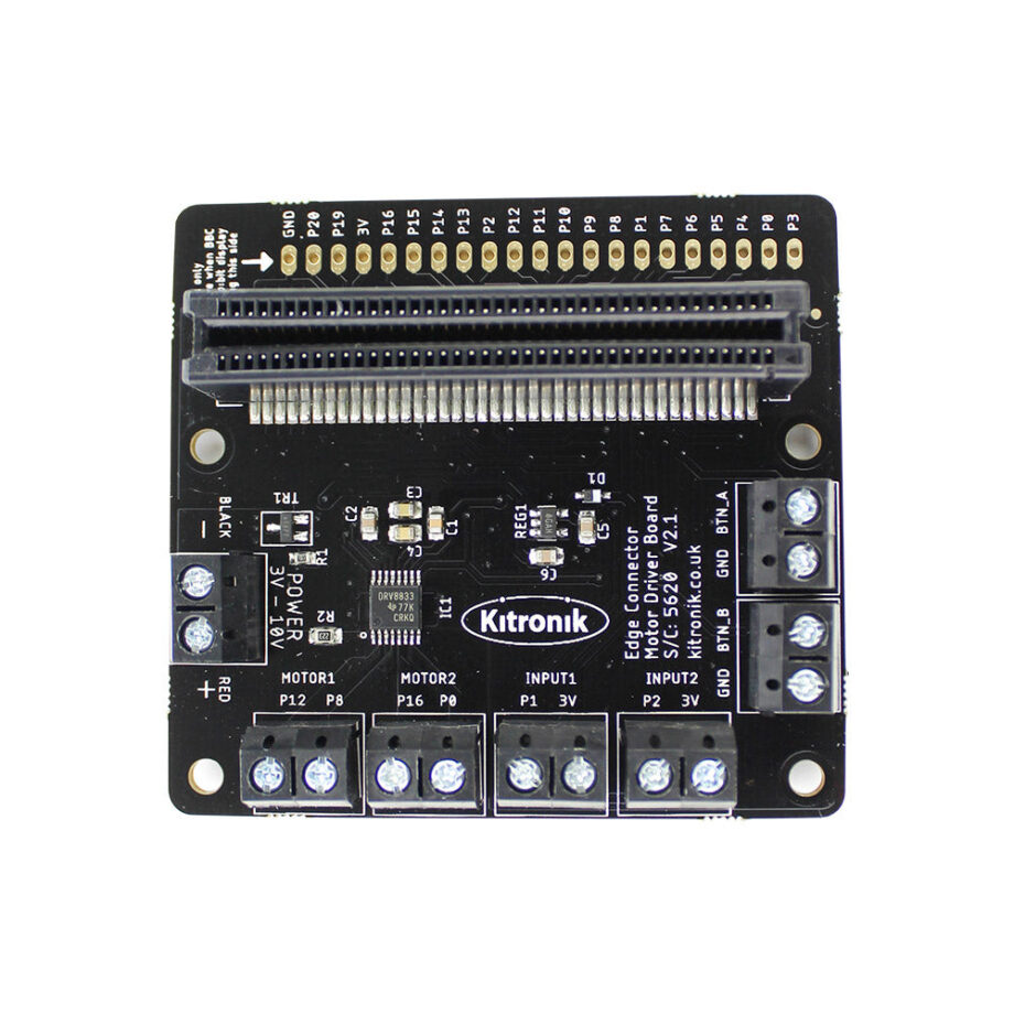 Motor Driver Board V2 for the BBC micro:bit – Kitronik