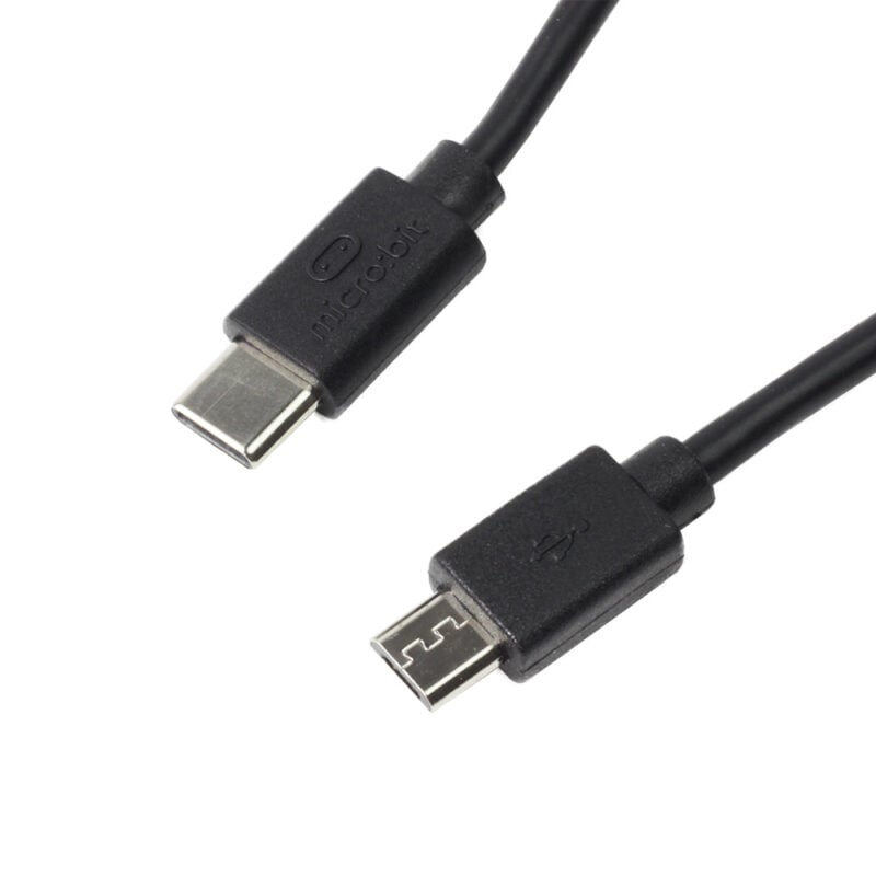 BBC micro:bit branded USB-C to Micro USB Cable - Kitronik