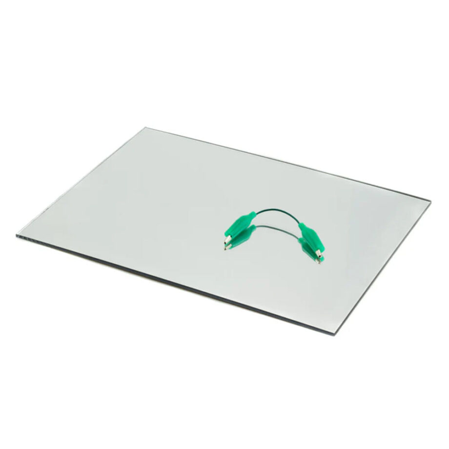 Silver Mirrored Value Acrylic Sheet 3mm x 600mm x 400mm - Kitronik